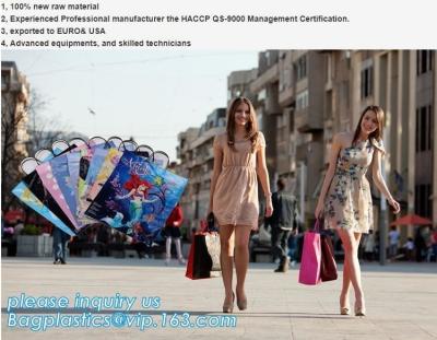 China Custom logo HDPE / LDPE patch handle die cut plastic shopping bag for carrying bread,Die Cut Handle Shopping Bag bagease for sale