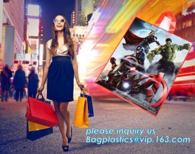 China Custom logo HDPE / LDPE patch handle die cut plastic shopping bag for carrying bread,Die Cut Handle Shopping Bag bagease for sale