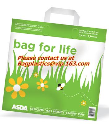 China soft loop handle plastic bag manufacturer,cheap black plastic bags with handles for sale