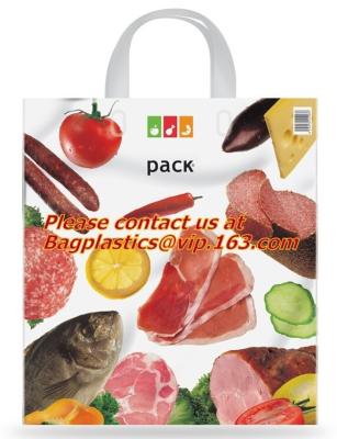 China Soft loop handle 100% biodegradable plastic bags plastic bag biodegradable, COMPOSTABLE for sale