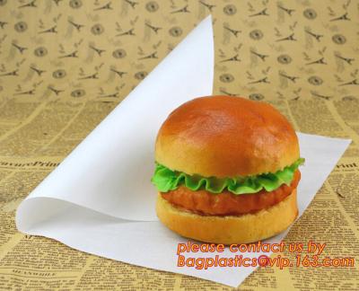 China White Greaseproof Paper,28GSM Greaseproof Paper For Burger Wrapping,Lunch Warp and Greaseproof Paper 400 x 660 mm / 400 for sale