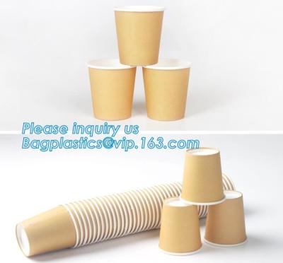 China Custom made take away biodegradable PLA coffee disposable paper cups,Fully stocked biodegradable ripple paper cup PACKAG for sale