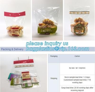 China wicket bread bag,reusable customized transparent wicket ice cube bags,clear water proof wicket PE bag,bag with metal str for sale