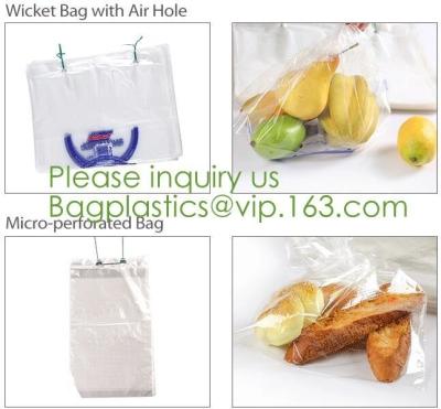 China Microperforated PP Material Bakery Bag,hot perforated five layers POF shrink film,Microperforated pof (Polyolefin) shrin for sale