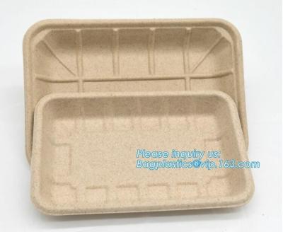 China Compartment hinged container sugarcane bassage pulp food serving box 750ml bassage take out container bagplastics packa for sale