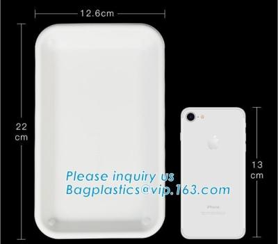 China 100% biodegradable and compostable sugarcane disposable paper plate 10"x8"oval plate,7 inch round disposable tableware s for sale