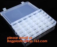China Plastic Storage Box With 15 Removable Compartments Tool Containers, plastic divided storage box for candy and nuts for sale