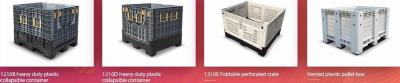 China Light weight one time plastic pallets for transport and storage, Heavy duty cross bottom plastic pallet with 6 runners for sale