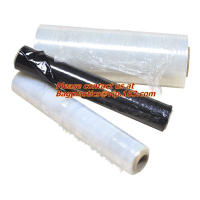 China clear, transparent, black lldpe stretch film, pe pallet film, PALLET STRETCH WRAPS,PALLET for sale