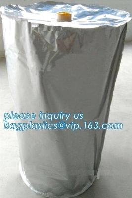 China protective lining, Plastic Drum Cap Sheets, Barrels liner, bucket liner, pail liner, LDPE Lay Flat Poly Bags Flat Drum L for sale