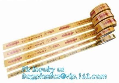 China Custom Logo Printed clear packing tape adhesive for bopp tape,Adhesive Bopp Packing Tape,48mm super clear packing BOPP p for sale