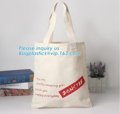 China custom printed cheap natural canvas tote bag,Customize print reusable eco friendly cotton canvas tote bag bagease pack for sale
