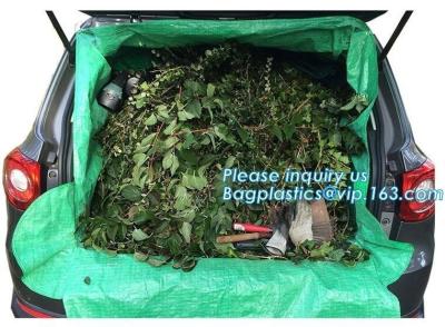 China customized waterproof green pe car protector,environmental firendly, car boot liner, reusable, durable,economical,sample for sale