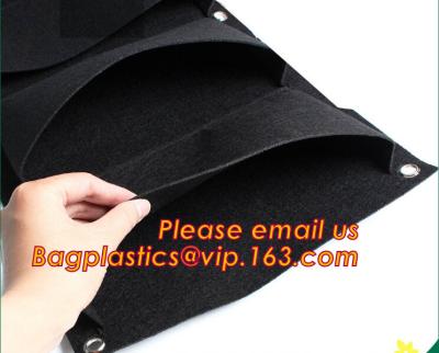 China fabric pots grow bag felt garden bag with handle,Hydroponic Grow Bag 1 Gallon Containers With Handle,Eco-friendly High q for sale