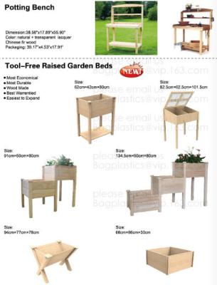 China raised garden bed,multifuctional tarp,bale net wrap,pp raised garden planters,potting bench,tool-free raised garden beds for sale