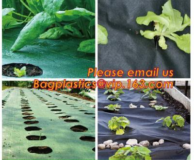 China 4 foot wide 1x10m/roll landscape anti weed fabric non woven professional organic strawberry weed control fabric BAGEASE for sale
