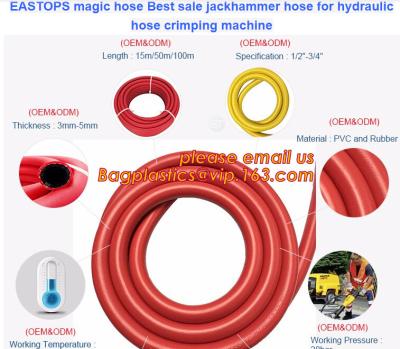 China PVC reinforced oxygen acetylene twin hose PVC welding hose Tygon Material Oxygen Air Hose for sale