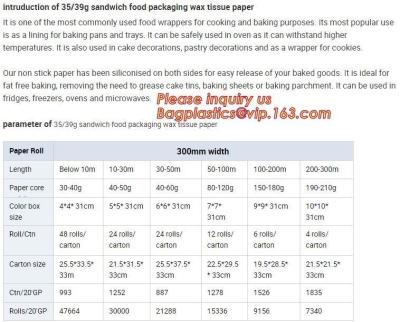 China Baking parchment paper rounded waterproof wrapping paper brown greaseproof paper,Parchment paper for food wrapping paper for sale