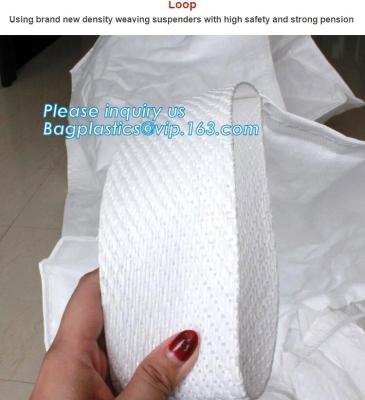 China jumbo big bag 1000kg FIBC super bulk/PP breathable bulk big woven FIBC bags,Professional custom made 1 ton pp woven sand for sale