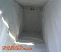 China PE Dumpster Container Drawstring Liners,8 Mil Black Open Top Drawstring Dumpster Container Liners,Polyethylene roll-off for sale