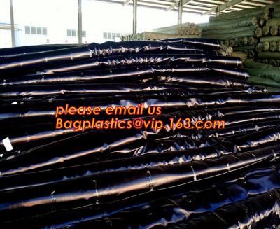 China 1mm hdpe geomembrane indoor fish farming tank 1.0mm geomembrane,2mm high density polyethylene waterproof membrane BAGEAS for sale