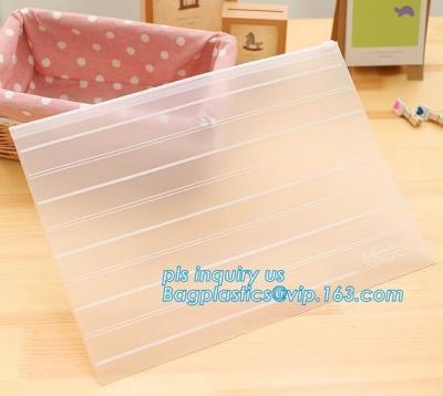 China waterpoof coffee packaging non woven slider packaging, Coex PP ziplock bags, Translucent Eva Plastic Slider Zipper Cloth for sale