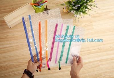 China 4 sizes in 1 set mens travel document bag, a3 a4 a5 clear PVC cosmetic bag or mesh bag with zipper for sale