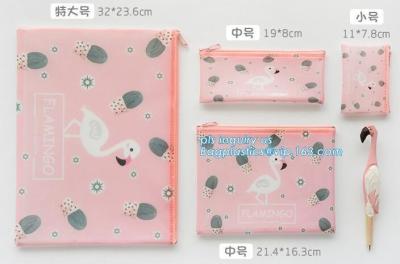 China A3/A4/A5/A6/B4/B5/B6/B8 Zipper gridding Mesh Bag File Document Bag School Office Supply PVC File Folder for sale