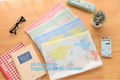 China PVC slider promotional packaging bag, pe zipper bag/zipper document bag/zipper file folder bag,Mesh Bag File Document Ba for sale
