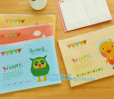 China Underwear Bra Packaging Bag With Slider Zipper Ring Holder, creative stationery pvc plastic bag with slider, slider zipp for sale