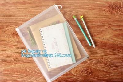 China Zipper Slider Clear Pvc Bag For toothbrush bag, Stationery Ruler Set Packaging Bag with Slider, ziplock pvc bag slider t for sale