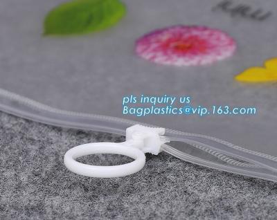 China promotional bag clear slider ziplock pvc bag, slider ziplock pvc travel cosmetic bag, ziplock bags gusset pvc plastic ba for sale