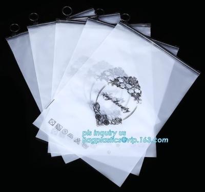 China vinyl slider ziplock PVC bag packaging, EVA Beauty Makeup Standup Pouch Bags With Slider Zipper, Pencil Case Packaging B for sale