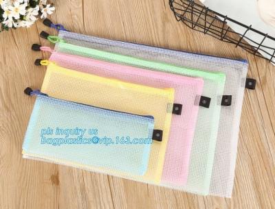 China Mesh Bag File Document Bag PVC File Folder Stationery Filing Production School Office Supply-in File Folder from Office for sale