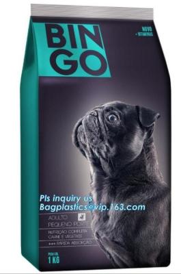 China aluminum foil side gusset pet dog food packaging zipper plastic bag, Pet Dog Food Packaging Paper Bag, pet food bags for sale