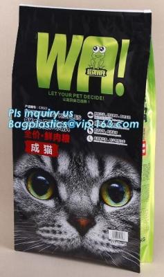 China Eight edge-sealing pet slider dog food bags Vacuum bag color printing aluminum foil, Custom printed 2.5kg 5kg 10kg slide for sale