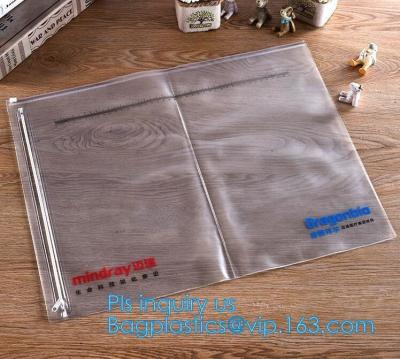 China plastic slider garment bag, packaging for shirts/clothing/underwear, ziplock slider travel toothbrush toothpaste bag for sale