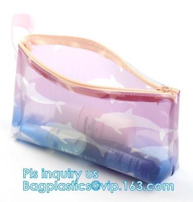 China waterproof pouch Pen Cases valve bag zip lock documents bags, quality with zipper packing bag, Printed Lingerie Packagin for sale