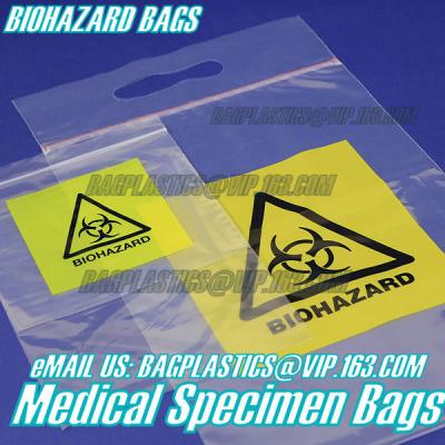 China MEDICAL SPECIMEN BAGS PATIENT PVC BAGS, double zip bag, Slider seal, Slider lock, Slider grip, Slider zip, Slider zipper for sale