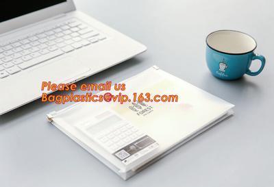 China hot selling cheap A4, A5, A6, B5 transparent plastic pe zip lock files bag /zip wallet with printing for sale