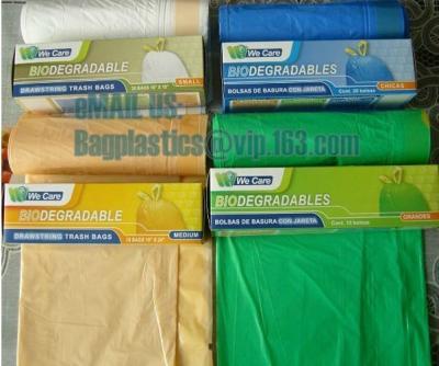 China compostable custom printed t-shirt plastic bag with own logo, cornstarch made 100% biodegradable for sale