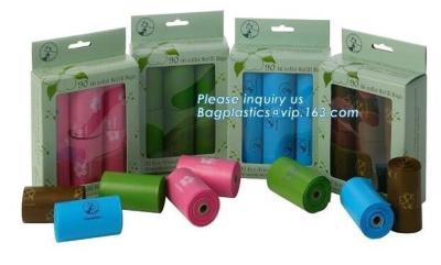 China Dog Waste Bag Dispenser,dispenser for roll bag,dog poop bag with dispenser, Biodegradable Promotional Custom Drawstring for sale