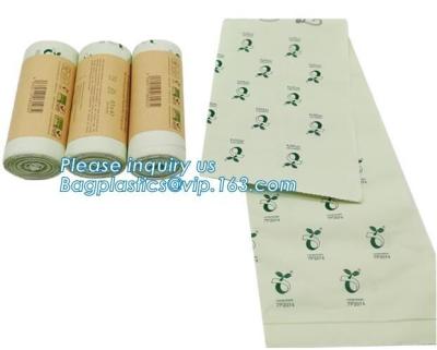 China 5 Litre (5L) Compostable Caddy Bin Liners for food waste, 150 Bags, cornstarch 100% biodegradable compostable plastic su for sale