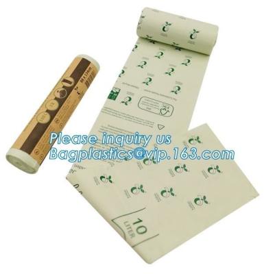 China 100% Compostable Vest Carrier Plastic Biodegradable Shopping Bag with EN13432 Certificated, compostable bags for superma for sale