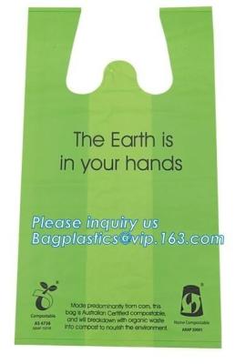 China BioBag Tall Food Waste Compostable Bags/compostable customized printing/bulk trash bags biodegradable for sale