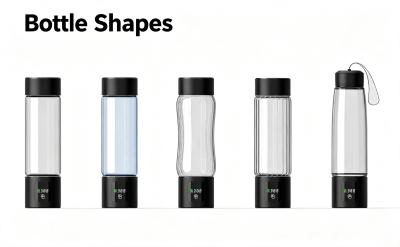 China Button Indicator Light Hydrogen Water Bottle Portable Rechargeable Hydrogen Rich Water Generator Usagetimepercharge 6‑10 Cycles for sale