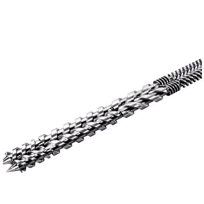 China 0,5-0,8 mm parallelle dubbele schroefcilinder met op nikkelwolfraam gebaseerde legeringscoating Te koop