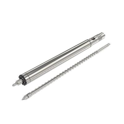 China Plastic Hardened Screw Barrel Of Injection Molding Machine For Nissei Injection Moulding Machine for sale