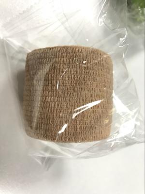 China 3.8cm*4.5m Non-woven fabric horse wrap bandage printed colors tape vet tape wrap no residue leaves on body upon removal for sale