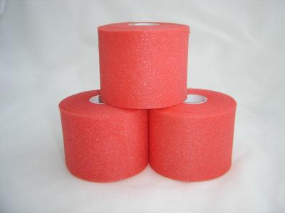 China 5cm*27.5m Colors Underwrap foam porous pre-tape sports bandage medical supplies OEM logo easy tear flexible hot sellin for sale